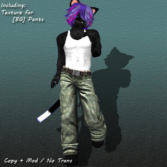 Second Life Marketplace - Caprica - [BG] Cargo Pants Texture (Camo)